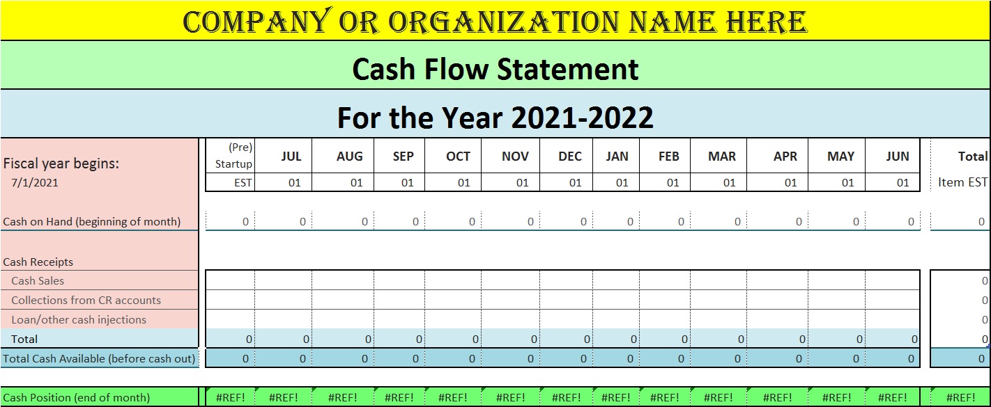 Cash Position Report Template Cash Position Report Template