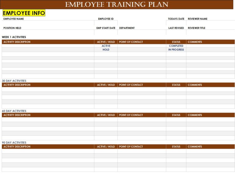 Best Training Program Templates Free Report Templates Best Training Program Templates Free Report Templates
