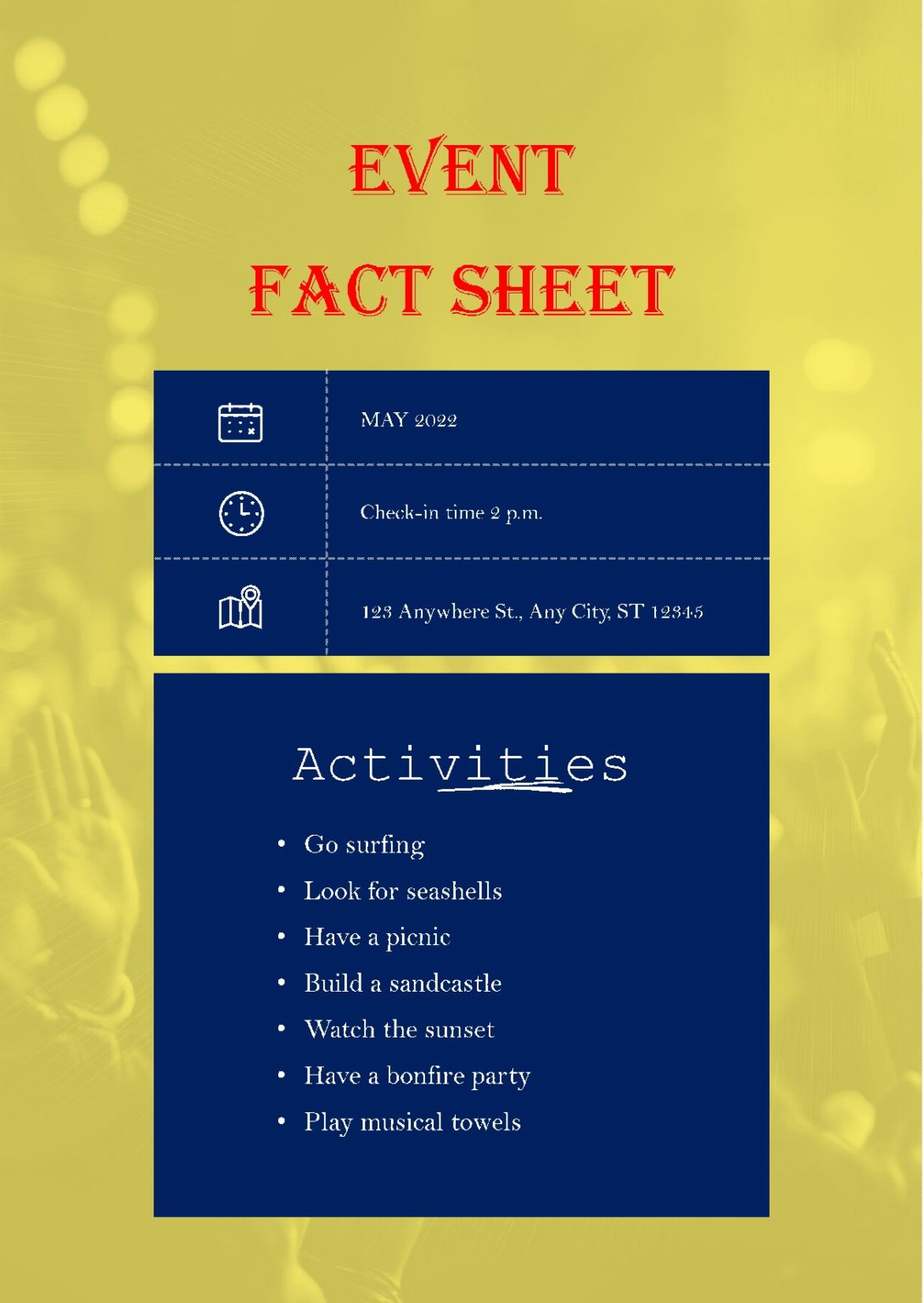 Best 5 Fact Sheet Templates - Free Report Templates