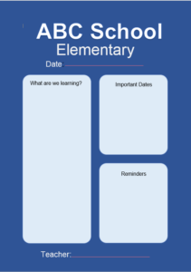 School Newsletter Templates - Free Report Templates