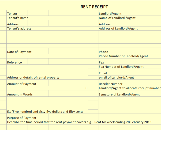 40+ Free Receipt Templates - Free Report Templates