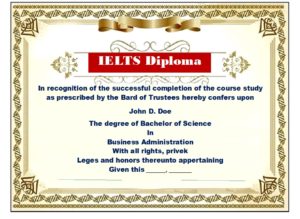 IELTS Certificate Templates - Free Report Templates