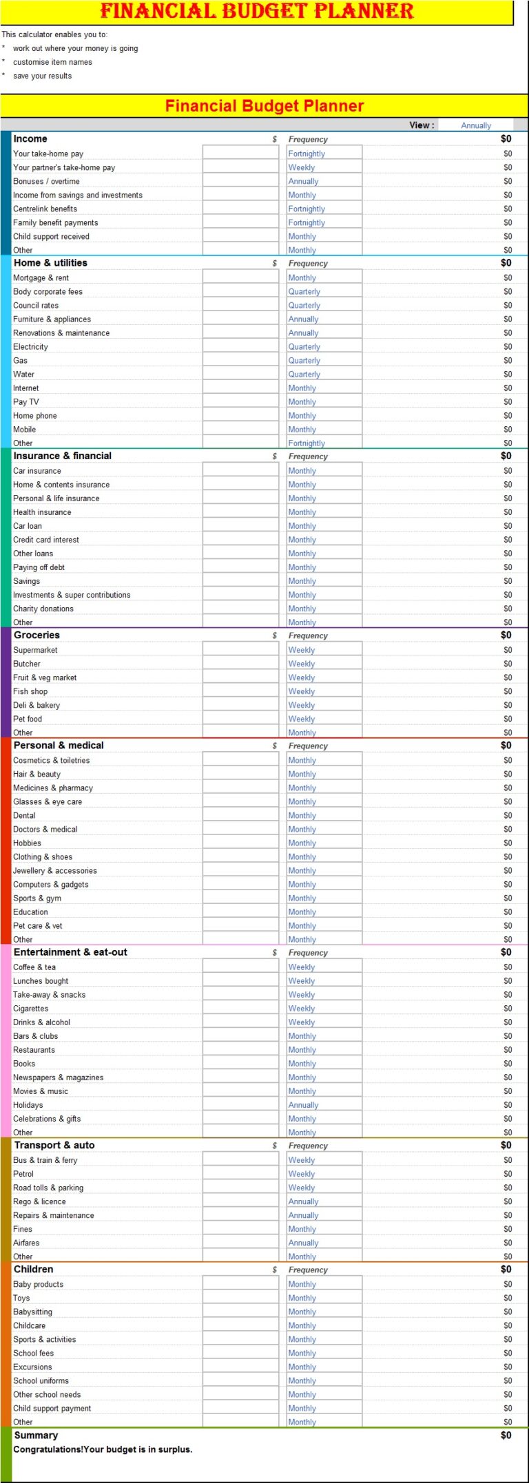 Best 10+ Money Management Budget Templates - Free Report Templates