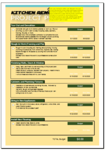 Project Plan Templates - Free Report Templates